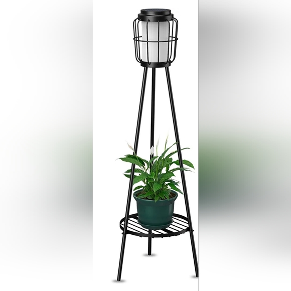 Accents | Last Chance Solar Light Plant Stand | Poshmark